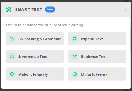 Introducing AI Smart Text | Brand Wings